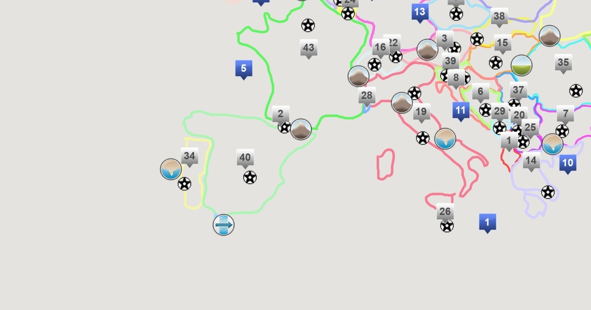 Europe + Russia Map : Scribble Maps