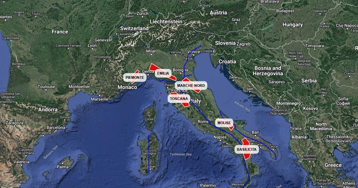 Italy Military Routes : Scribble Maps