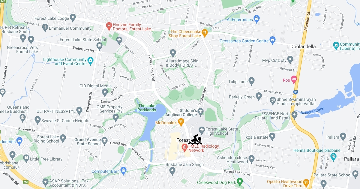 Annotated Map of Forest Lake : Scribble Maps