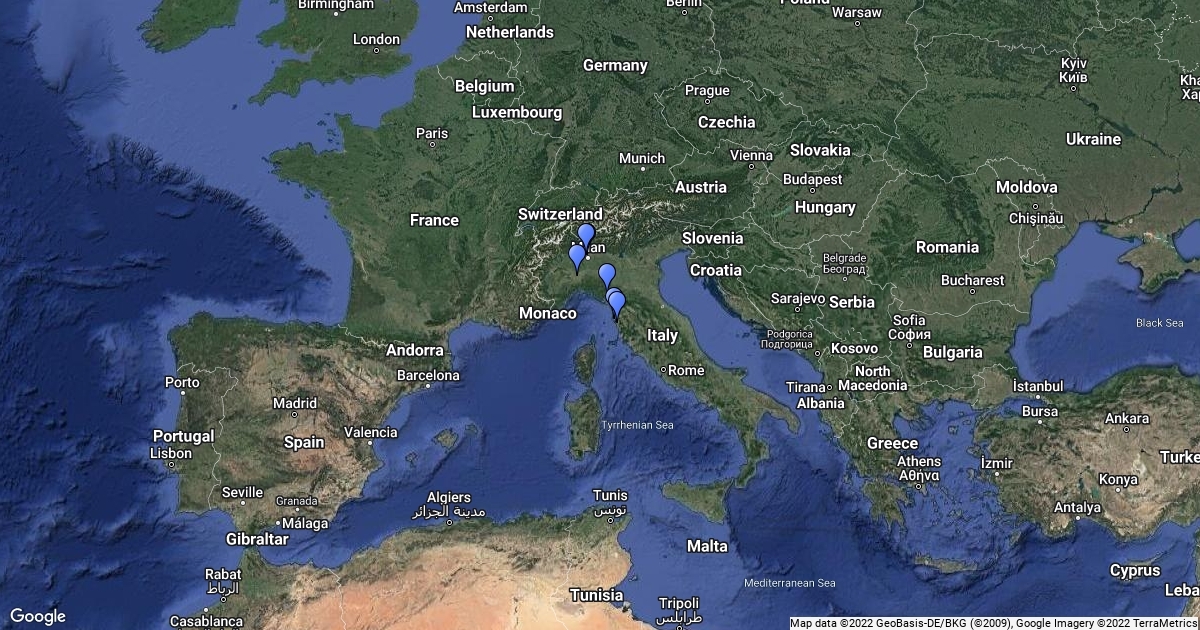 Italy plants : Scribble Maps