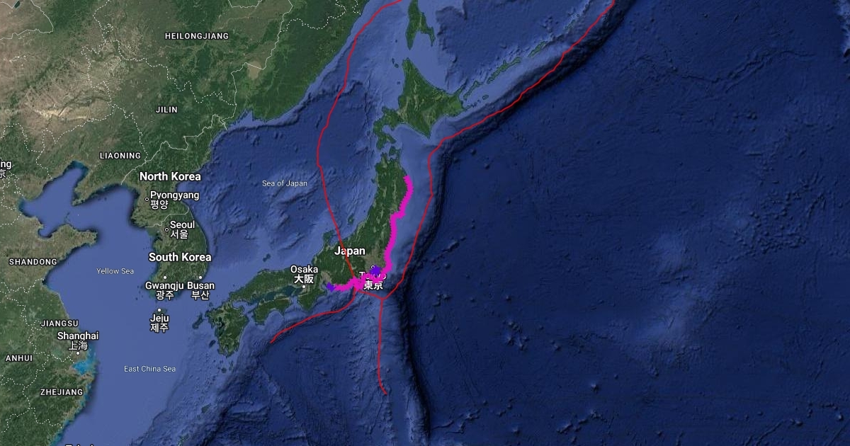 Japan detail : Scribble Maps
