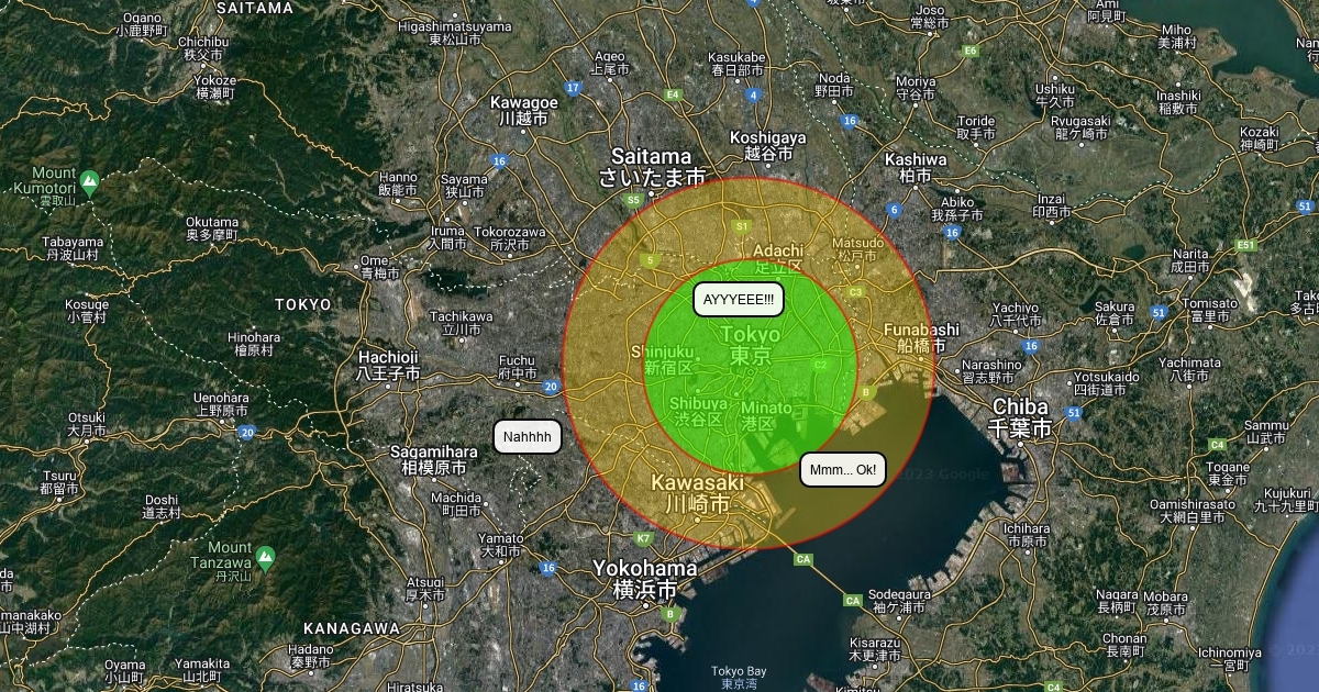 japan range : Scribble Maps