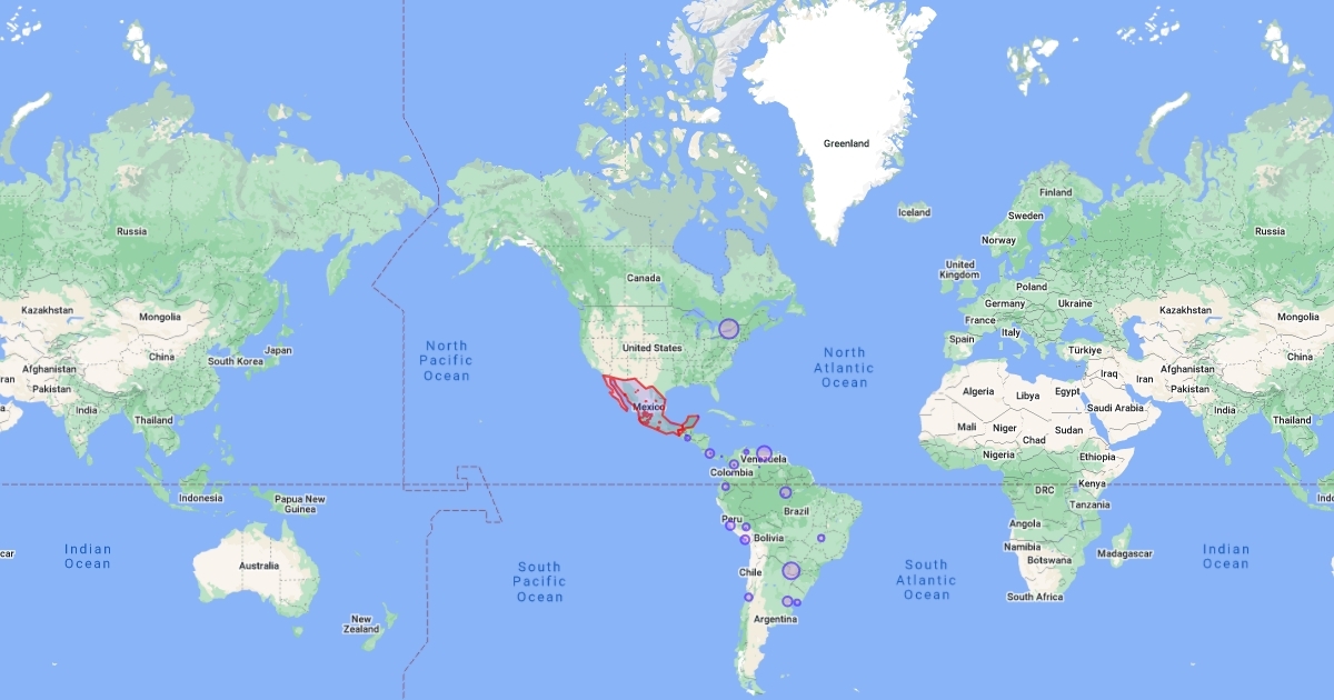 mapa de mexico : Scribble Maps