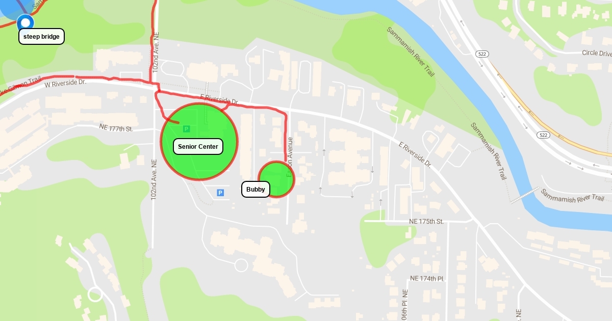 Walking map : Scribble Maps