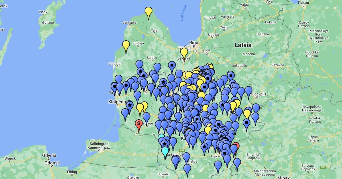 Manor Houses, Palaces and Castles : Scribble Maps