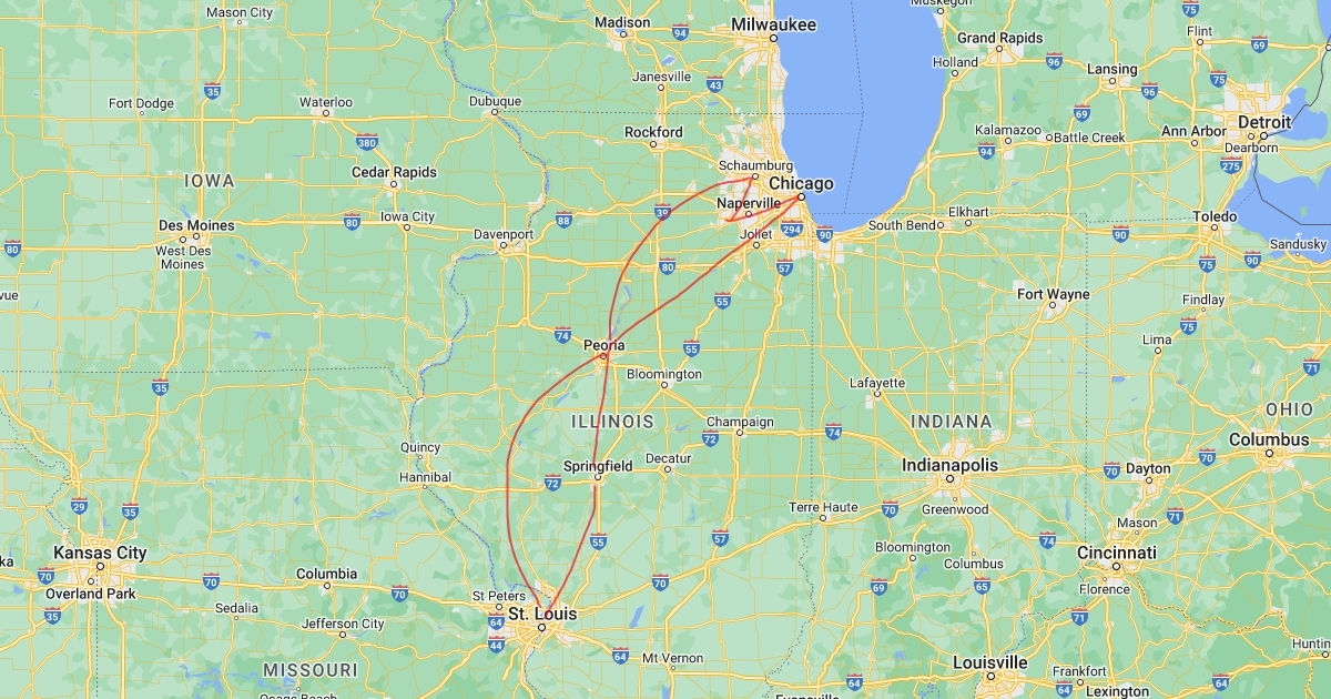 Road trip map : Scribble Maps