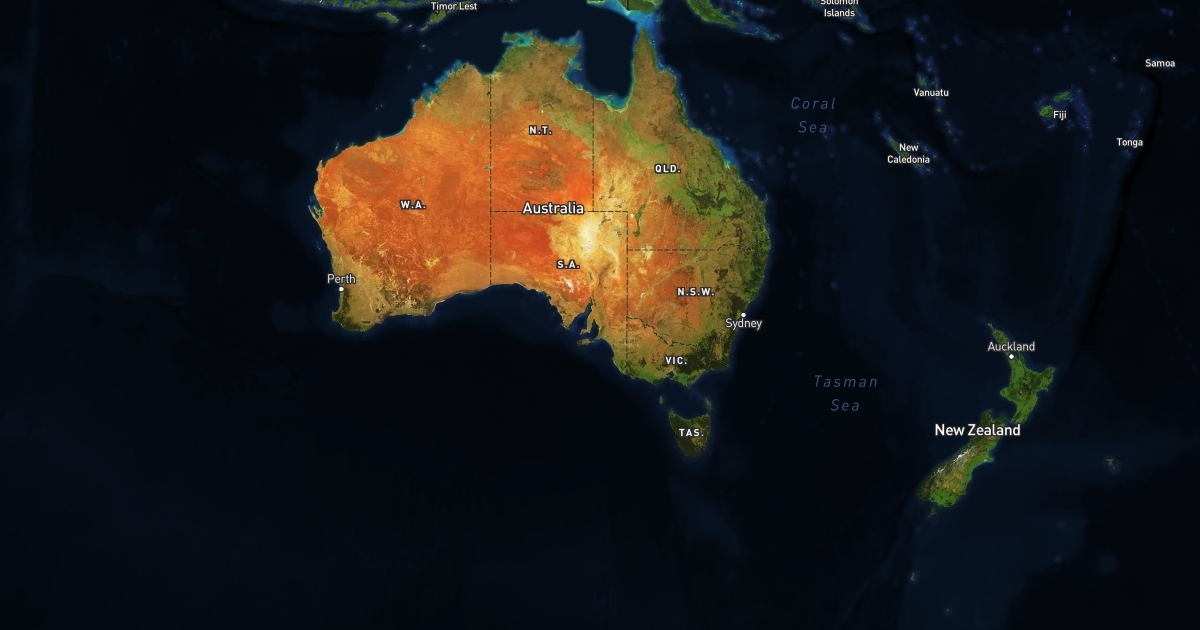 my map of Australia : Scribble Maps