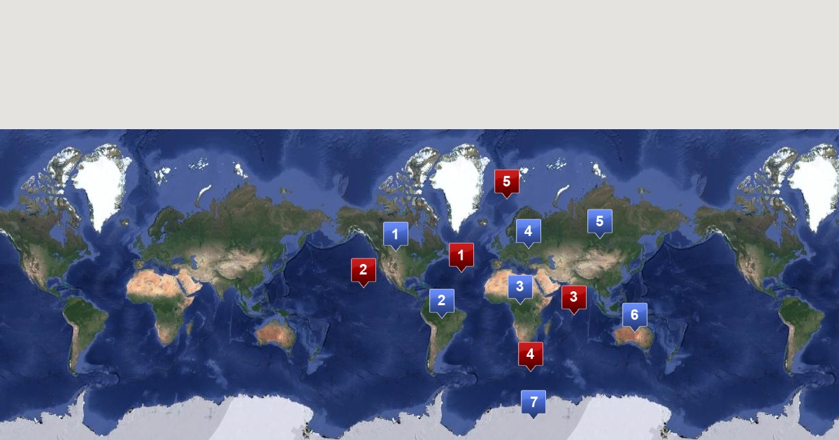 Annotated Map of the World : Scribble Maps
