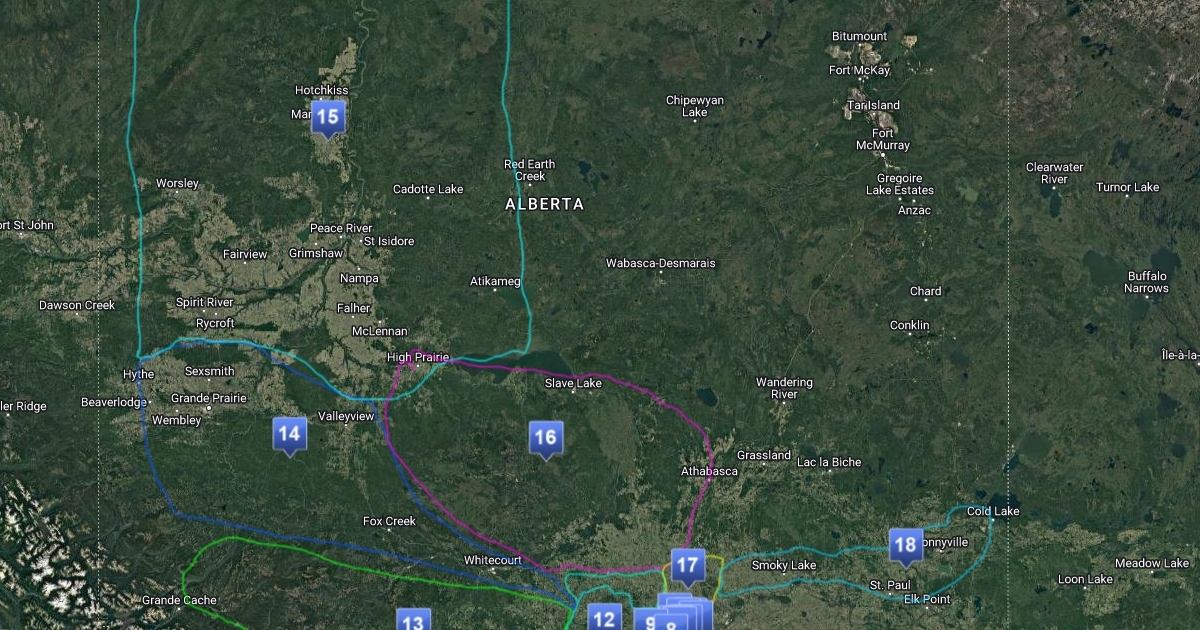 bgc route plans : Scribble Maps