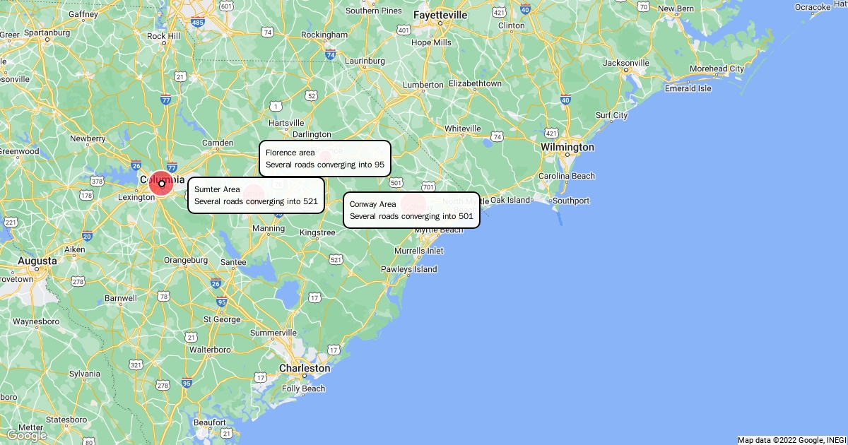 Evacuation Traffic Issues : Scribble Maps