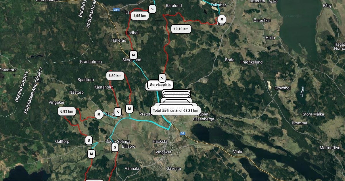 Trollsprinten 2025 : Scribble Maps