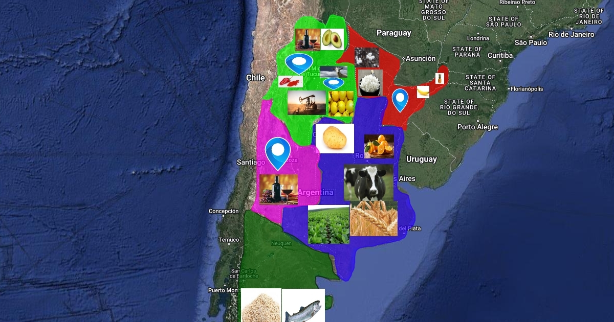 Regiones Argentina : Scribble Maps