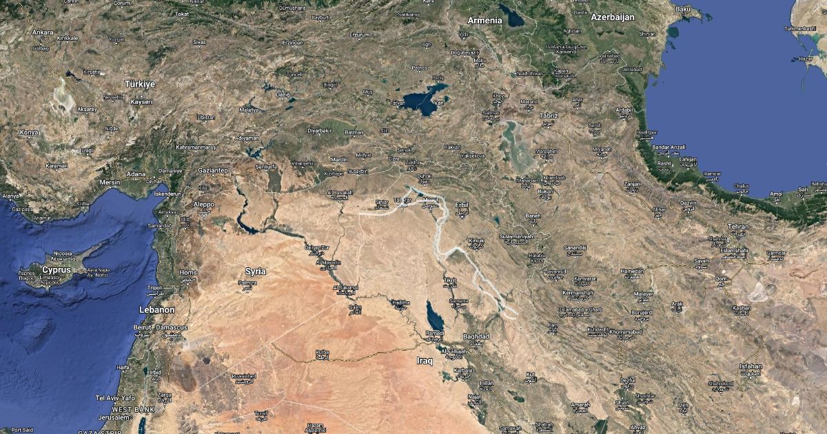 Kurdistan Borders : Scribble Maps