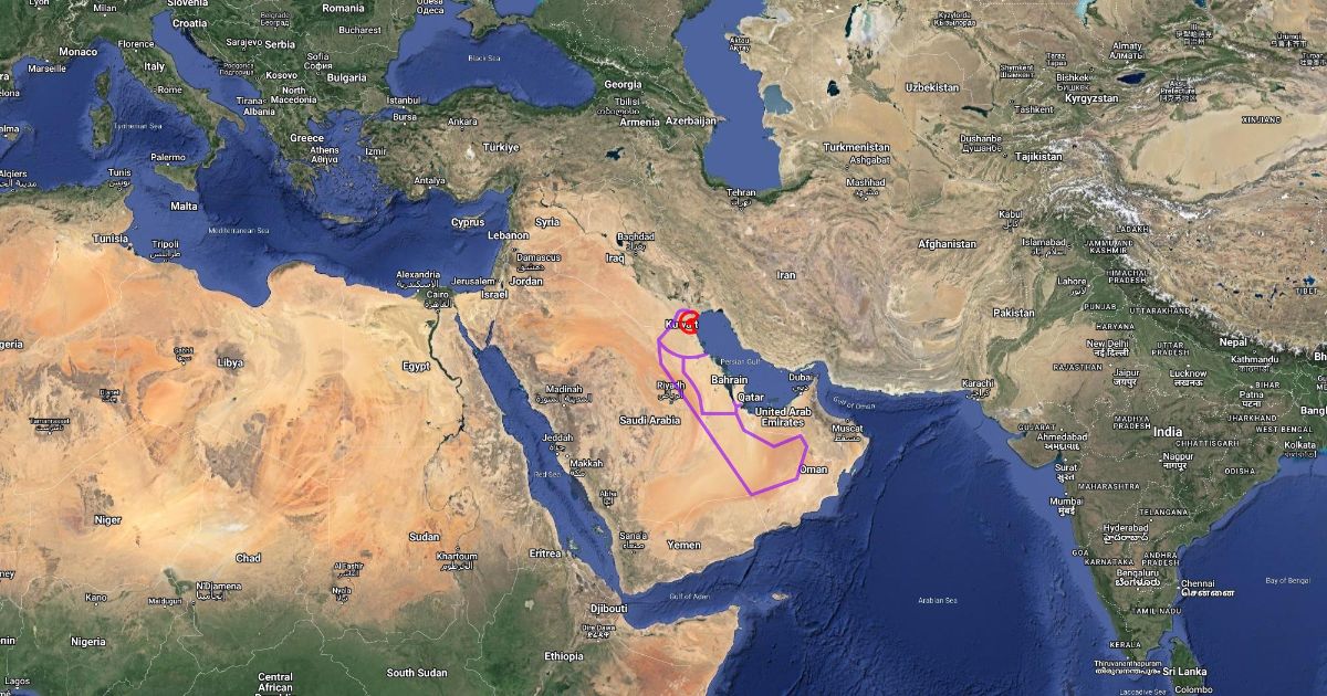 1913 Kuwait : Scribble Maps