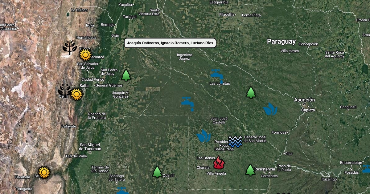 Problemas ambientales en Argentina : Scribble Maps