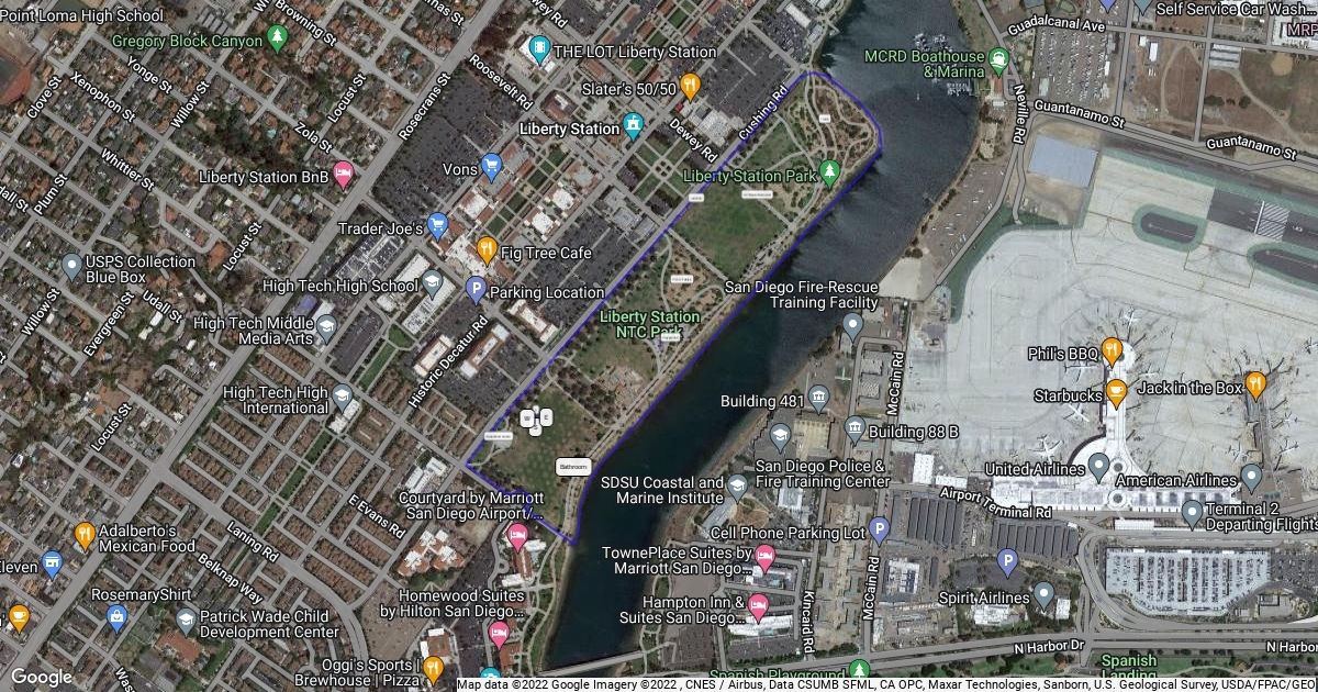 Liberty Station NTC Park : Scribble Maps