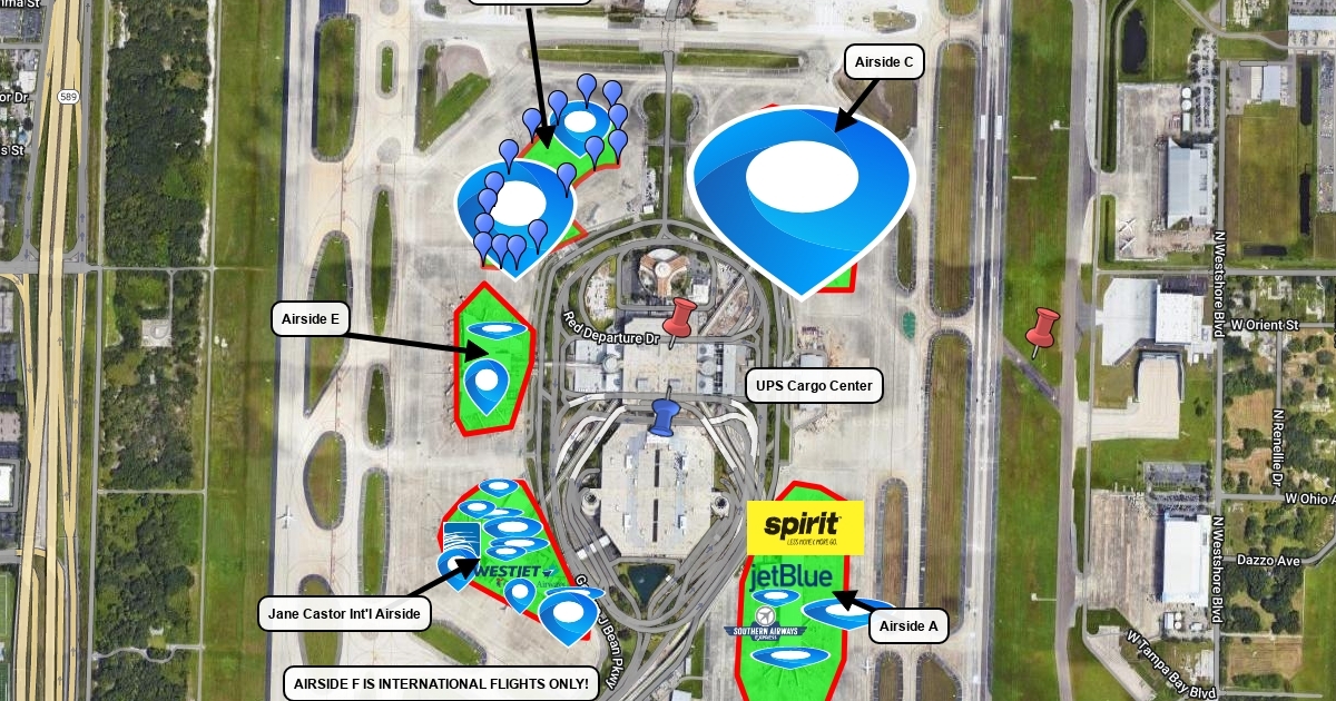 Tampa Int'l Airport Expansion Plan : Scribble Maps