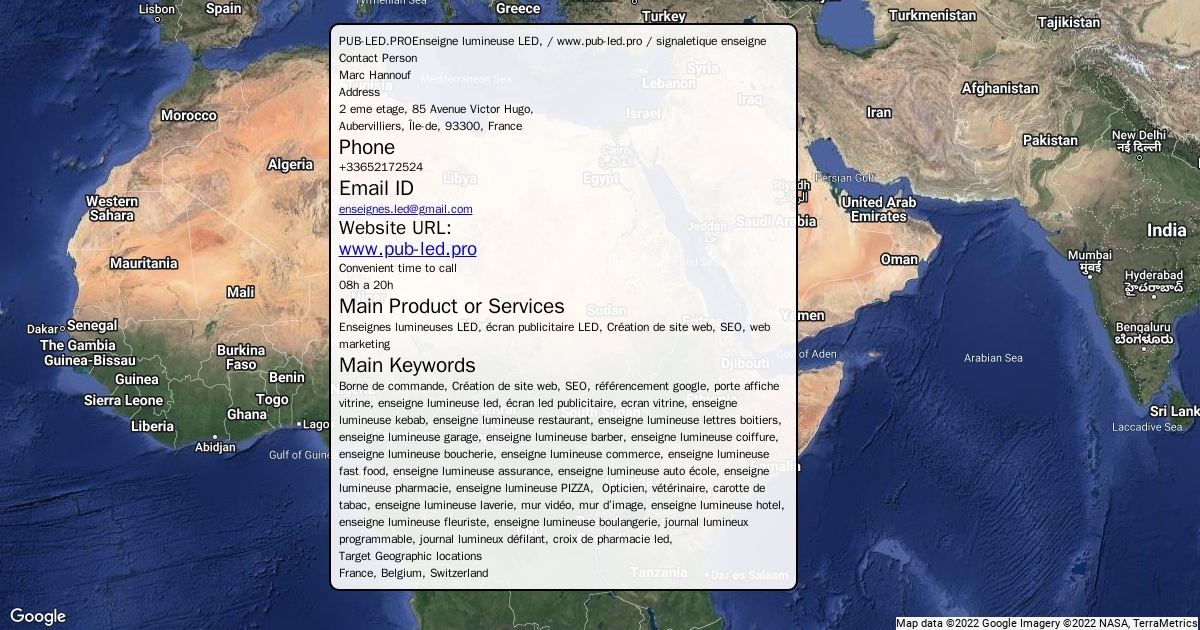 PUB-LED.PROEnseigne lumineuse LED, / www.pub-led.pro / signaletique ...