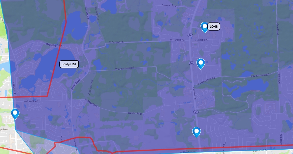 Lake Orion : Scribble Maps