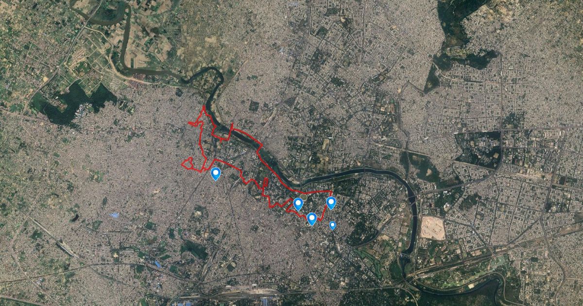 Old Lucknow Tour Map : Scribble Maps