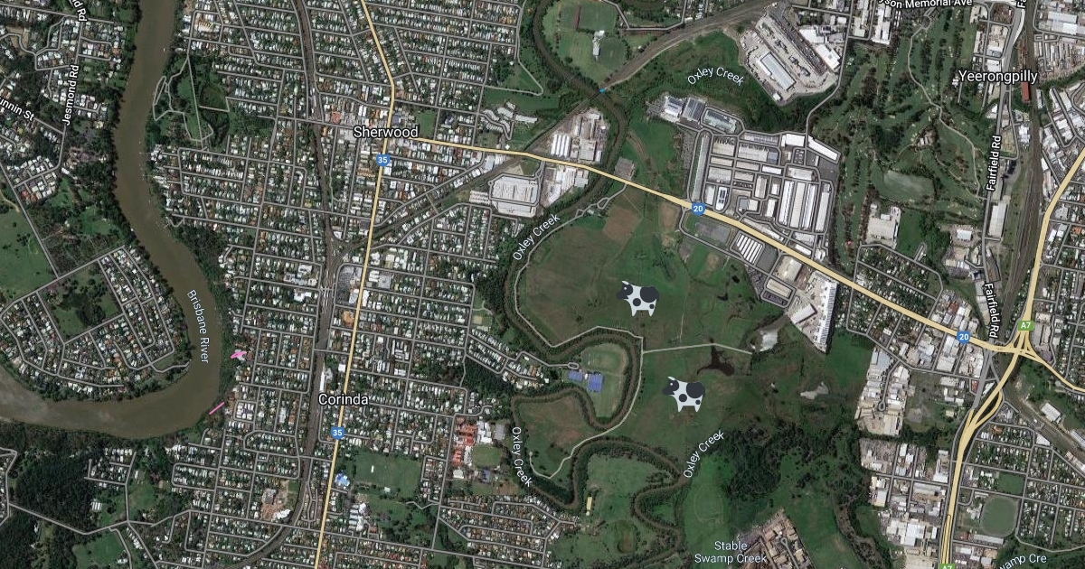 Oxley Creek Common - Past on Current Human Impacts : Scribble Maps