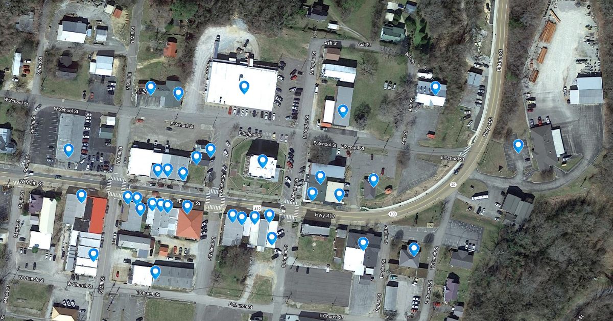 Town Map Of Linden : Scribble Maps