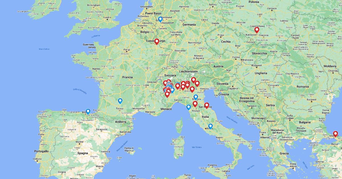 Mappa clienti Honestamp : Scribble Maps