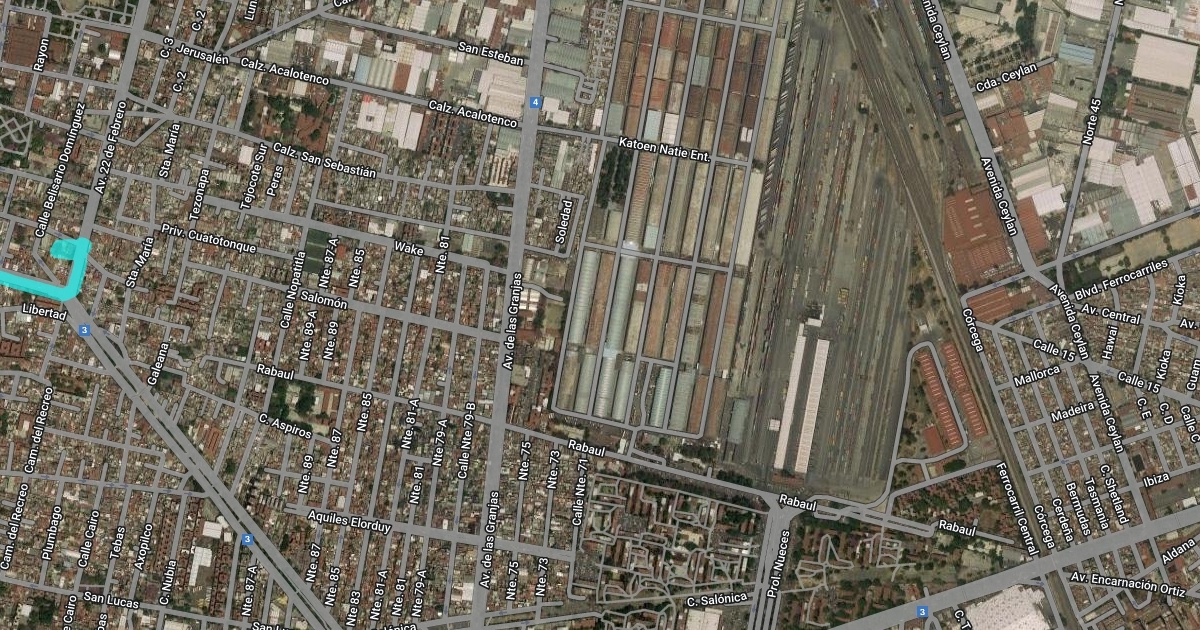 Mapa de mi casa a la secundaria : Scribble Maps