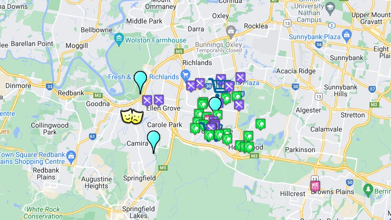 Current Spaces in Forest Lake : Scribble Maps