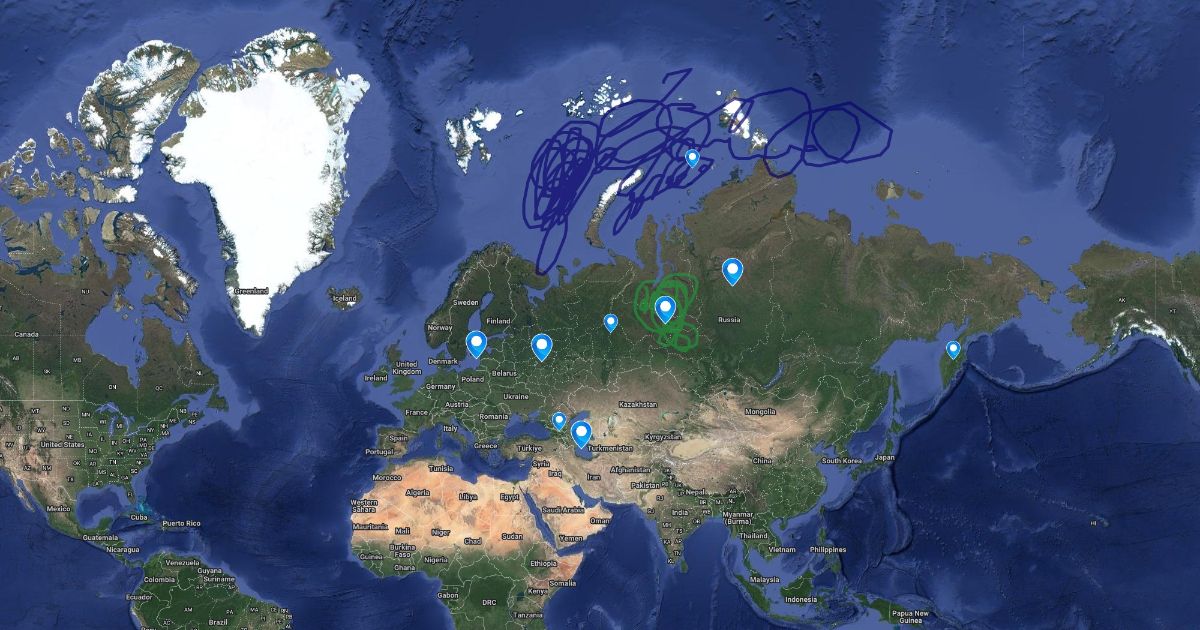 Map of Russia : Scribble Maps
