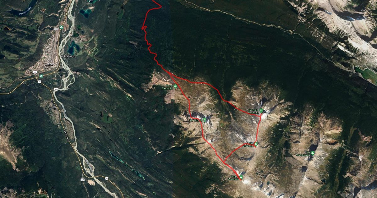 Skyline traverse : Scribble Maps