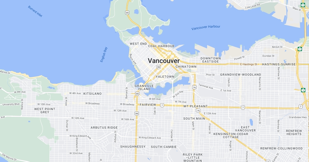 map of Vancouver : Scribble Maps