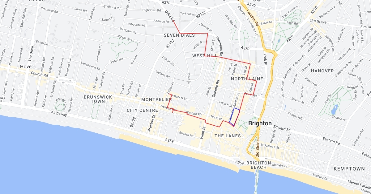 PLO Route : Scribble Maps