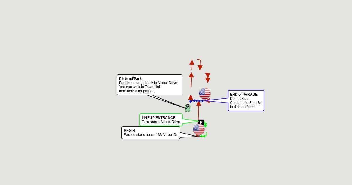 Madisonville 4th of July Parade : Scribble Maps