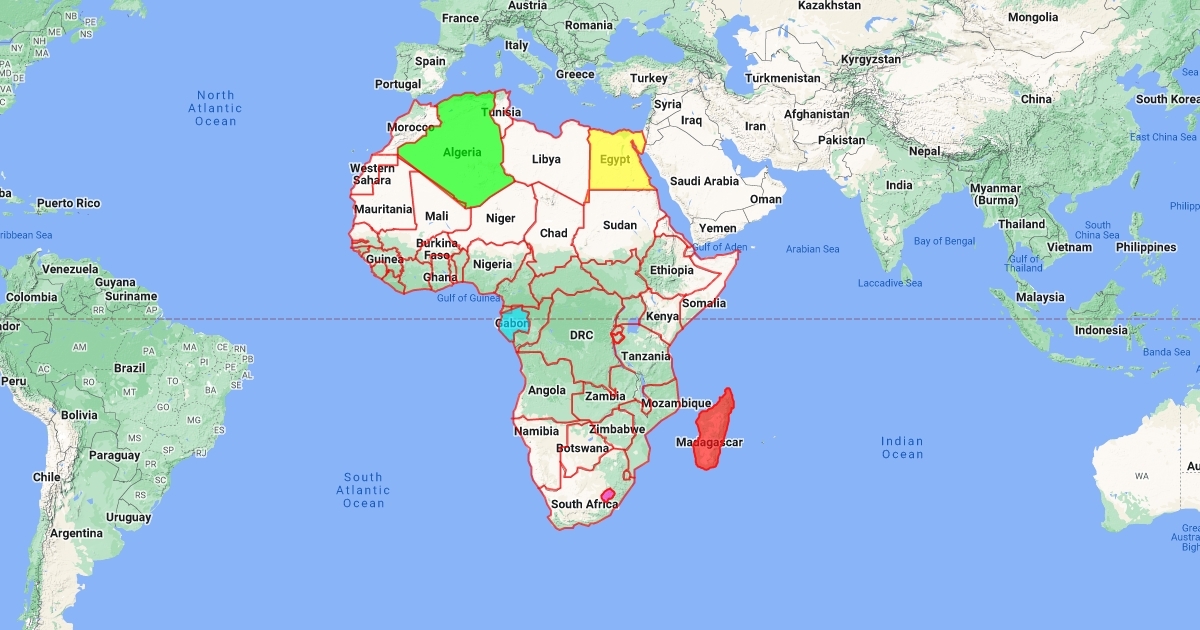 African Poverty Rates : Scribble Maps