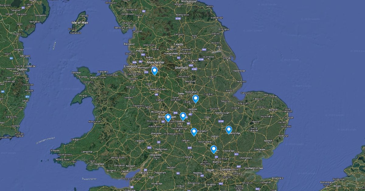 The Magnificent Seven : Scribble Maps