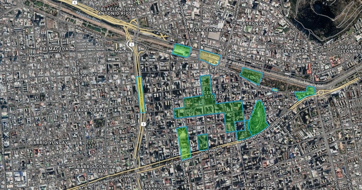 Mapa Progreso Casco Historico : Scribble Maps