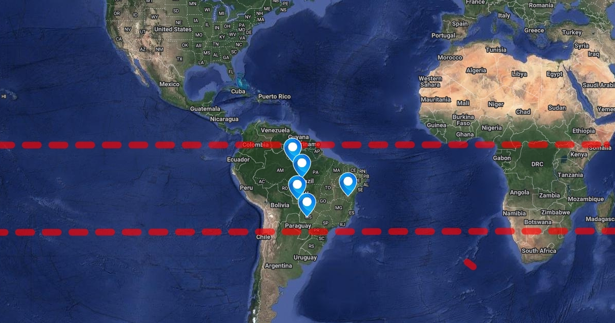 map of brazil : Scribble Maps