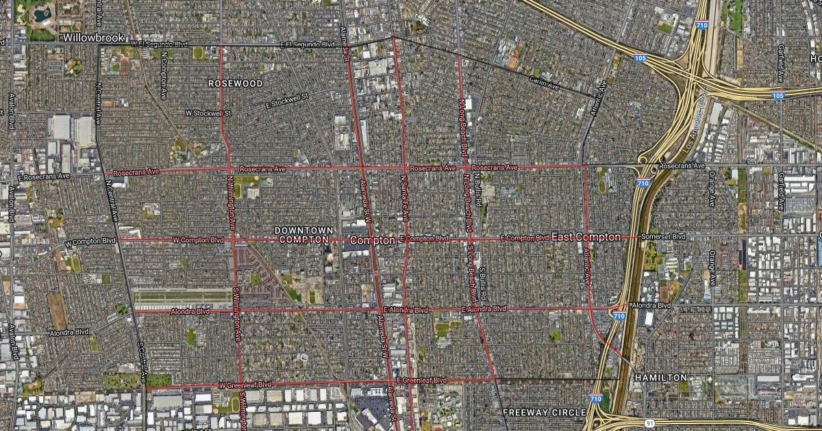 Compton Map : Scribble Maps
