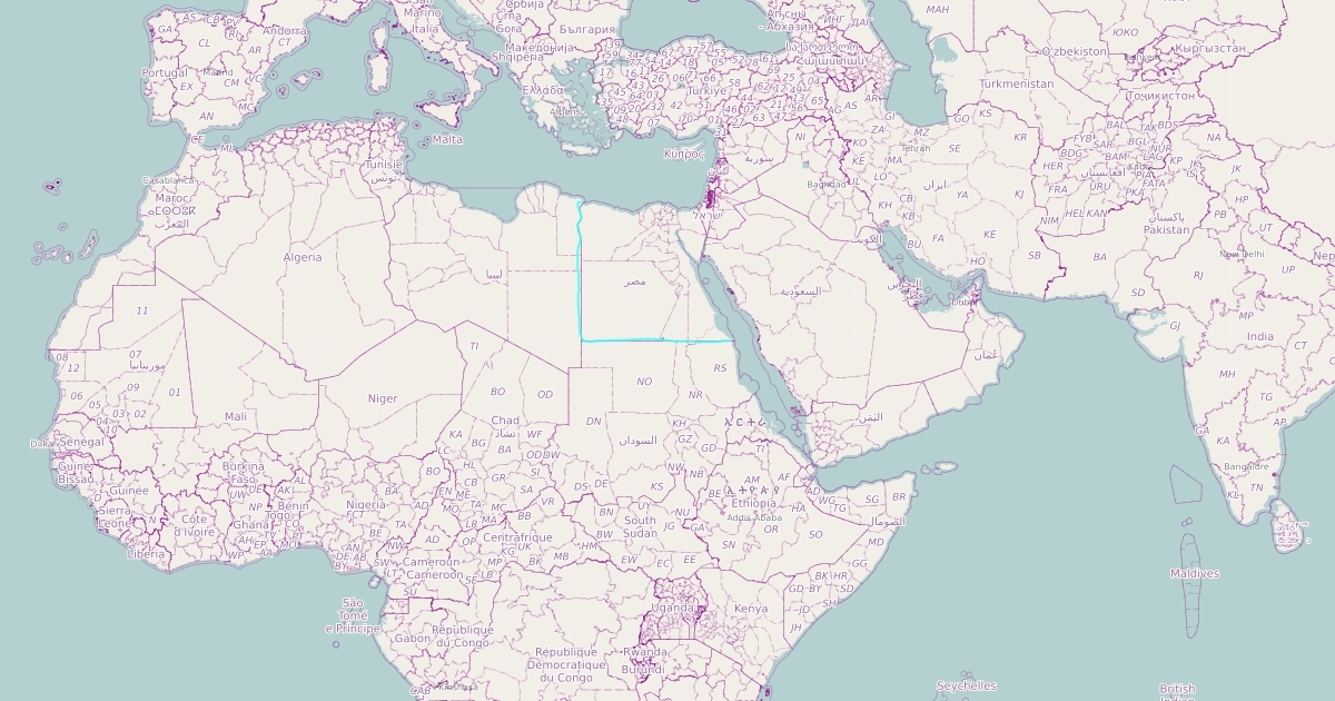 Map of Egypt : Scribble Maps