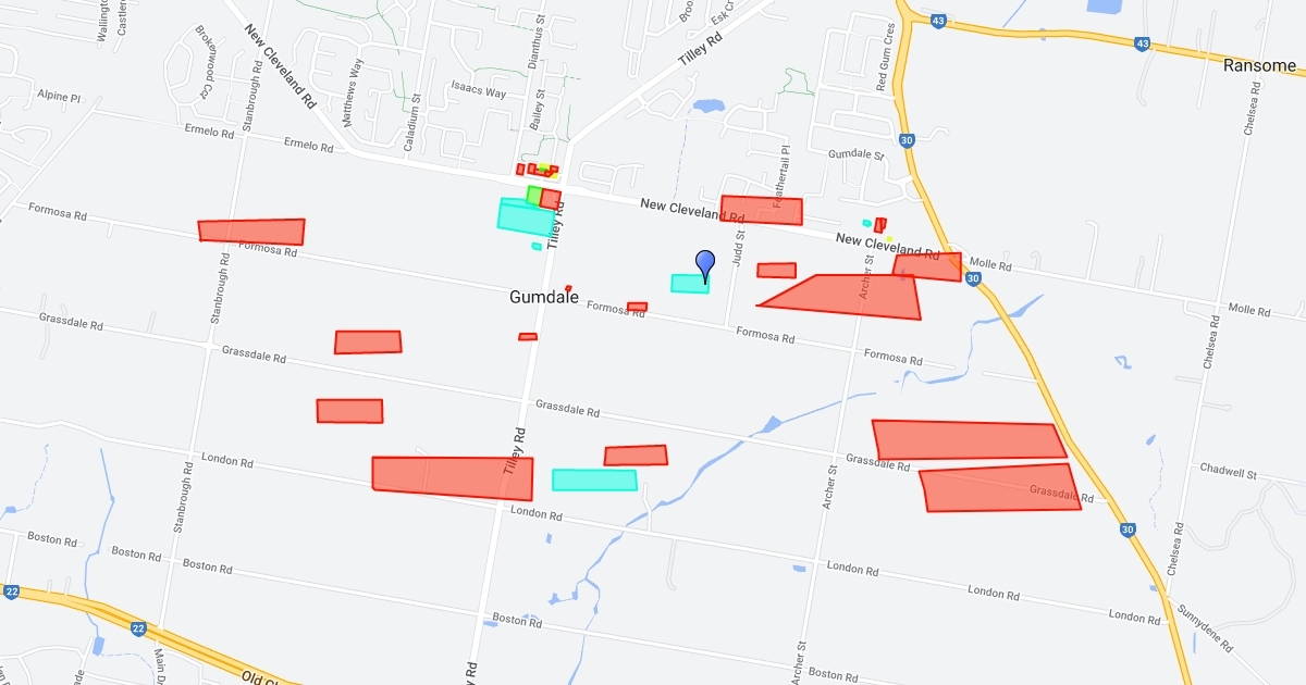 Land use Map of Gumdale : Scribble Maps