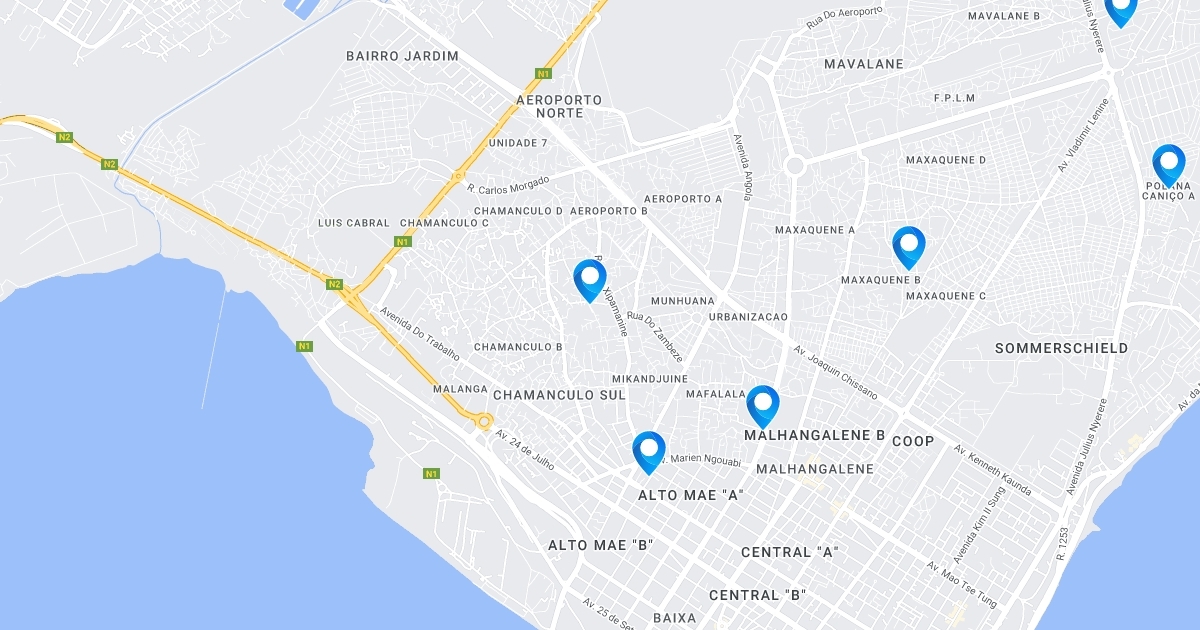 Maputo Map : Scribble Maps