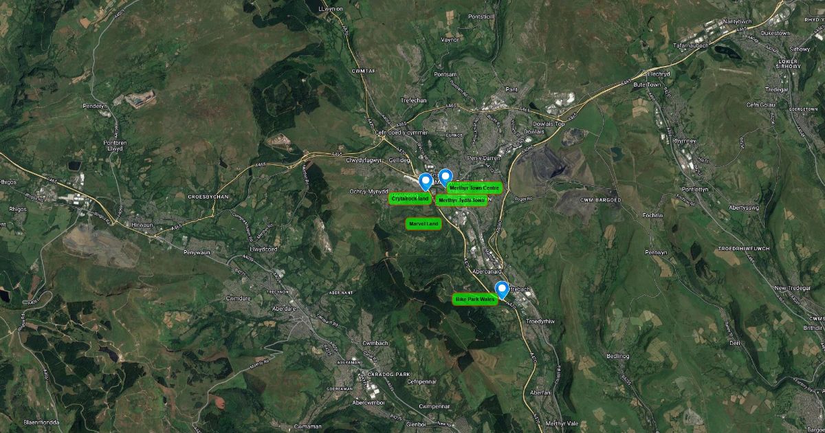 Marvel Land in Context : Scribble Maps