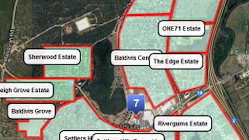 Map of Baldivis : Scribble Maps