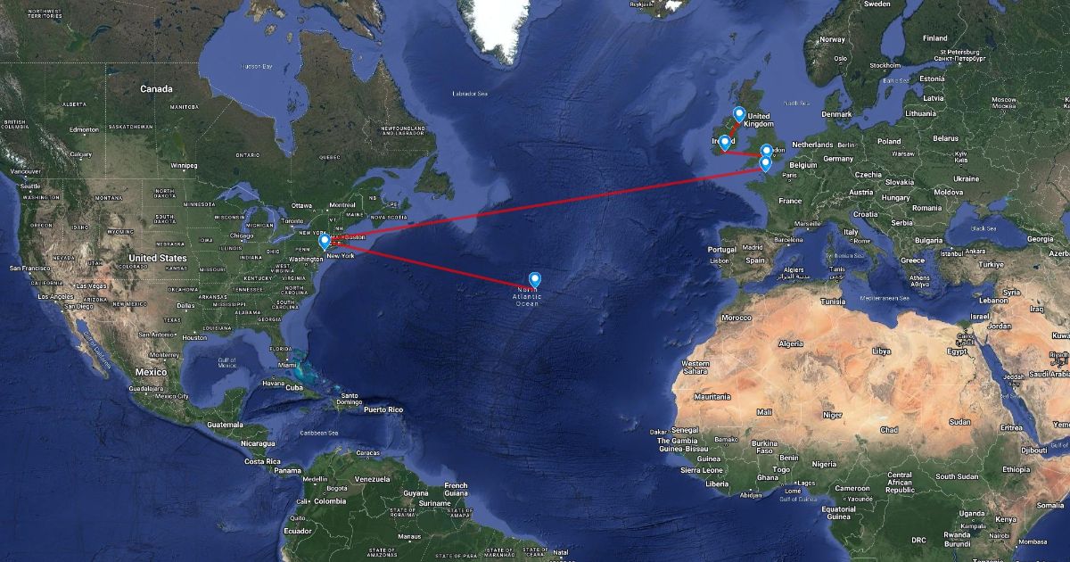 Titanic Journey : Scribble Maps