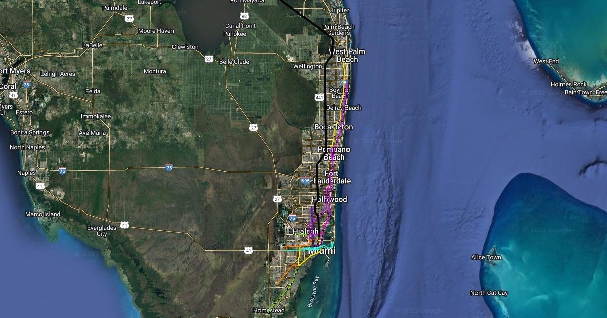 MiamiMETRORail : Scribble Maps