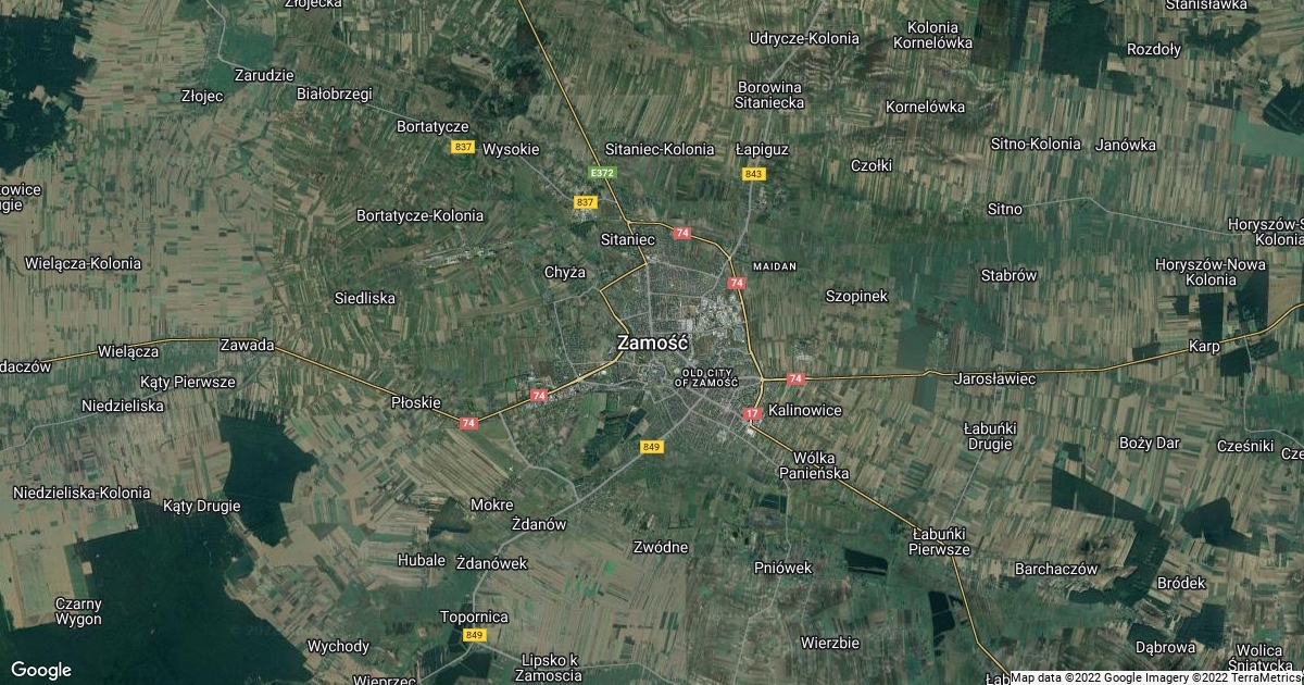 mapa miasta : Scribble Maps