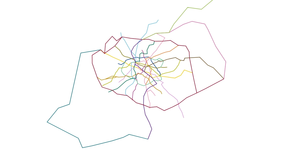metro complet : Scribble Maps