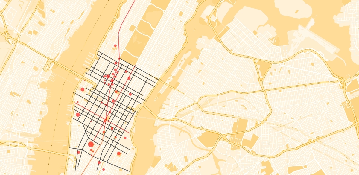 nyc map : Scribble Maps