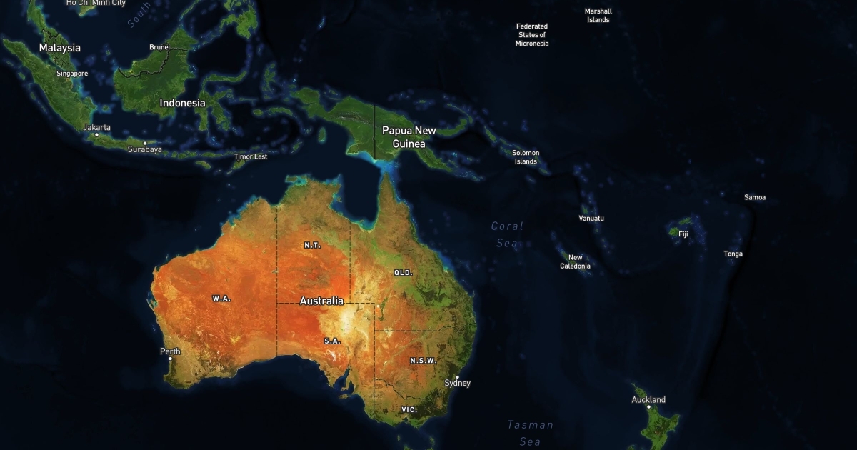 A Map Of Ocean Features : Scribble Maps